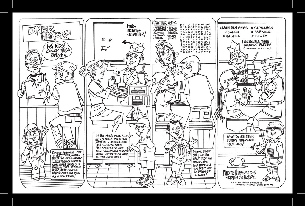 Custom-from-Blank Activity Sheet, 8.5x14in Legal-Size, Printed 1C/0 for ...